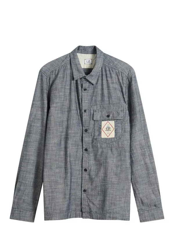 C.P. COMPANY Chambray Overshirt - Washed