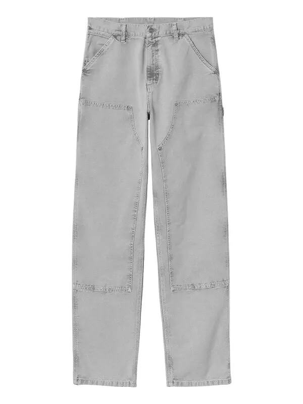 Carhartt Work In Progress Double Knee Denim Trousers - Grey