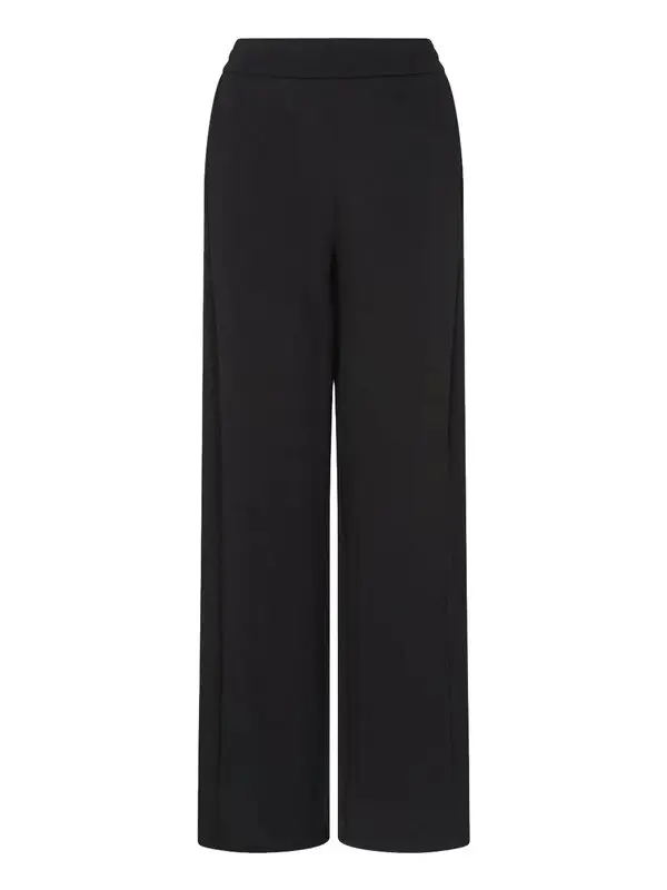 Emporio Armani Tonal-stitching Trousers - Black