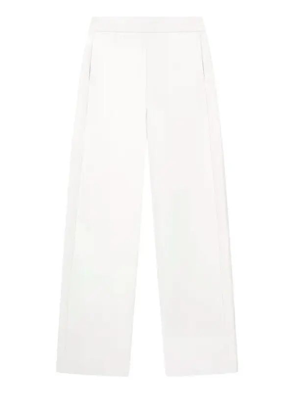 Emporio Armani Wide Leg Trousers - White