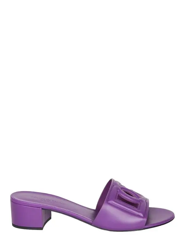 Dolce & Gabbana Mule Sandals - Purple