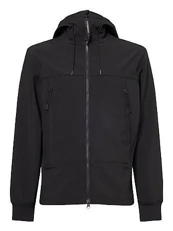 C.P. COMPANY Goggle-hood Stretch-woven Jacket - Black