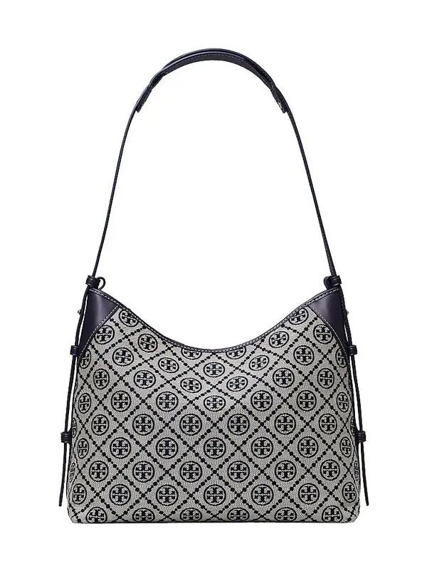 Tory Burch T Monogram Medium Shoulder Bag - Tory Navy