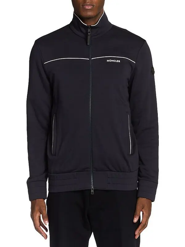Moncler Zip Front Jacket - Navy Blue