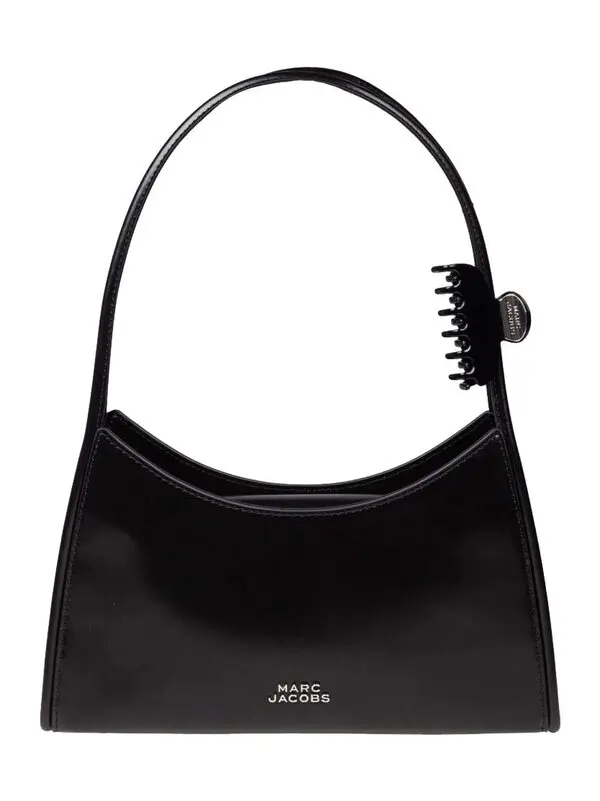 Marc Jacobs Shoulder Bag In Pazzolato Leather - Black