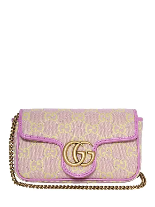 Gucci Super Mini Shoulder Bag - Pink