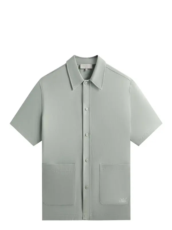 Kith Boxy Collared Overshirt - Green