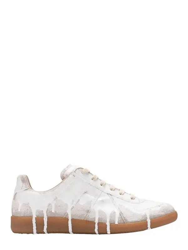 MAISON MARGIELA Replica 'paint Drip Bianchetto' Sneakers - White