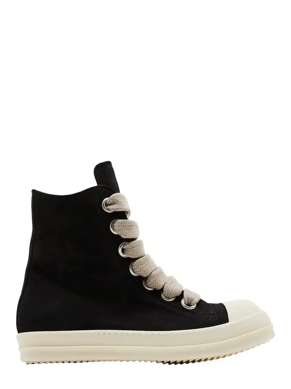 Rick Owens Concordians Jumbo Laced High Top Sneakers - Black