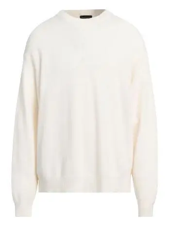 ROBERTO COLLINA Sweater In Merino Wool And Cashmere - White