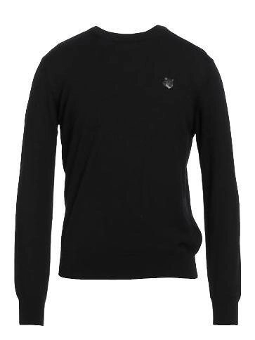 Maison Kitsuné Wool Crewneck Sweater - Black