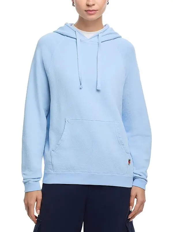 FREECITY Basic Goodness Terry Fluff Hoodie - Blue Ice