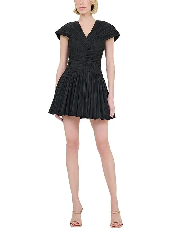 Simkhai Avarie Sleeveless Mini Dress - Black
