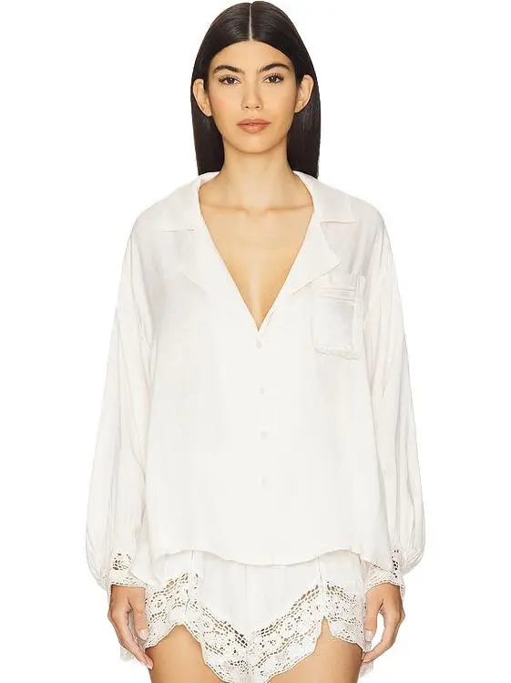 Free People Midnight Muse Sleep Shirt - Sugar Swizzle