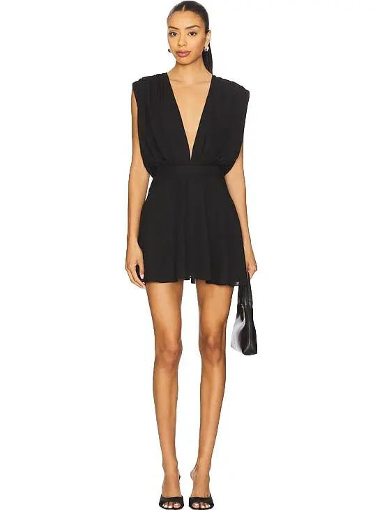 MORE TO COME Kalley Mini Dress - Black