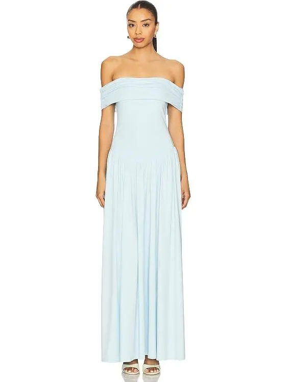 MORE TO COME Brielle Maxi Dress - Baby Blue