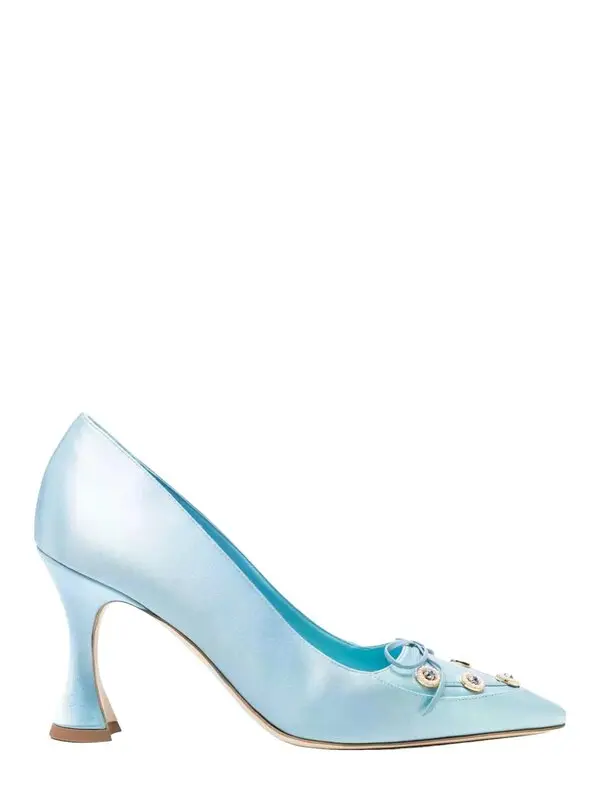 Manolo Blahnik 90mm Polypemahi Pumps - Blue