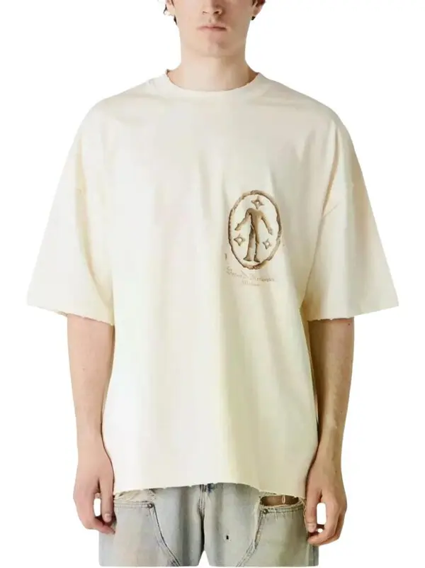 UNTITLED ARTWORKS Pilgrim Graphic T-shirt - Neutrals