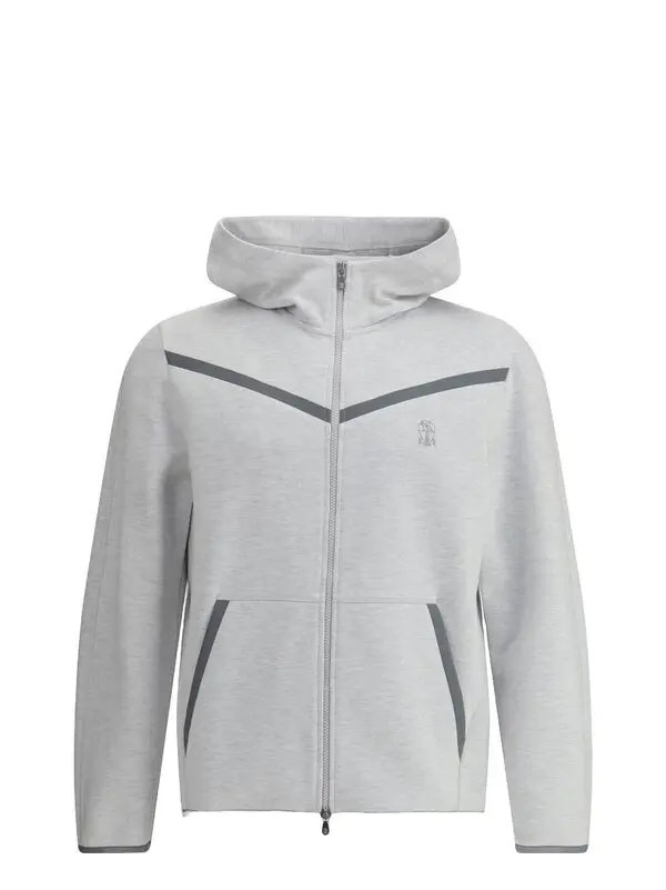 Brunello Cucinelli Cotton Hoodie - Grey