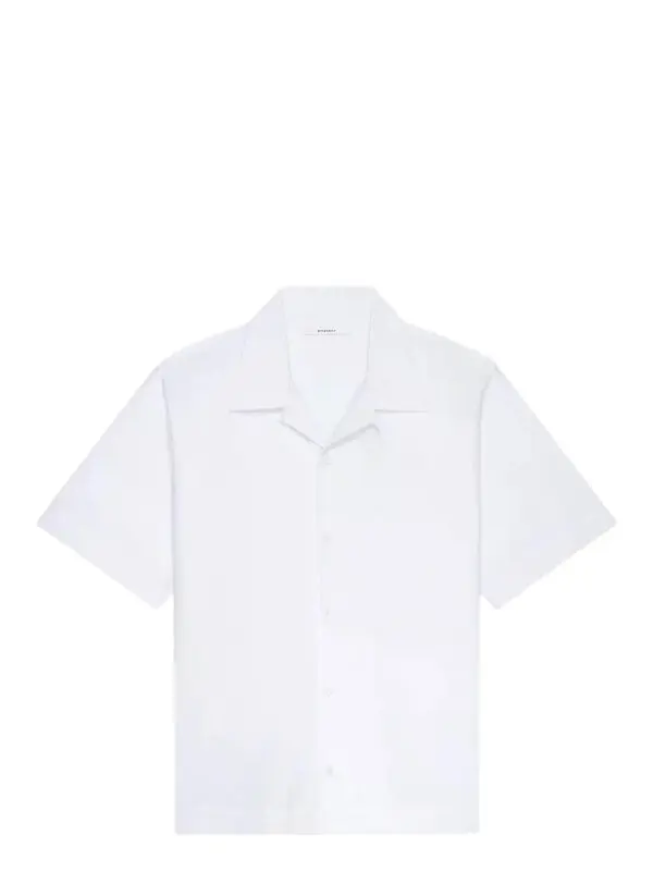 Givenchy Revere-collar Short-sleeve Shirt - White
