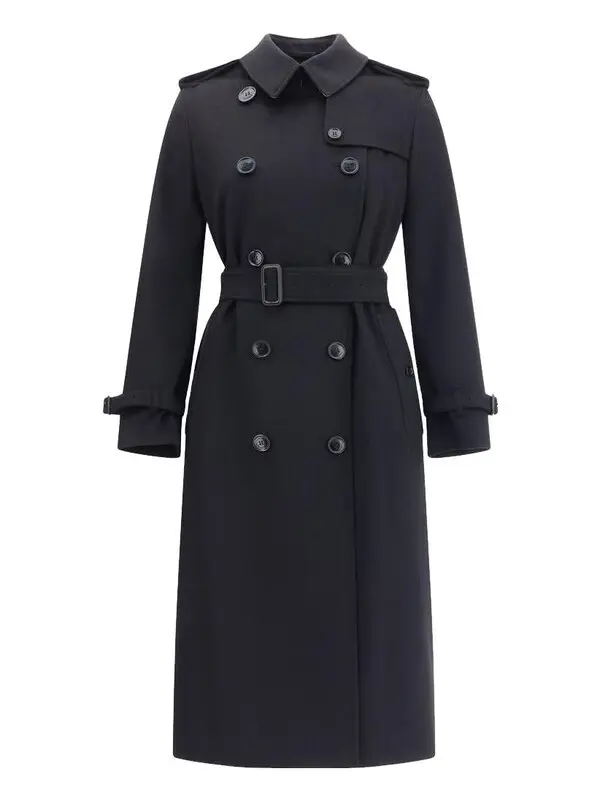 Burberry Kensington Coat - Black
