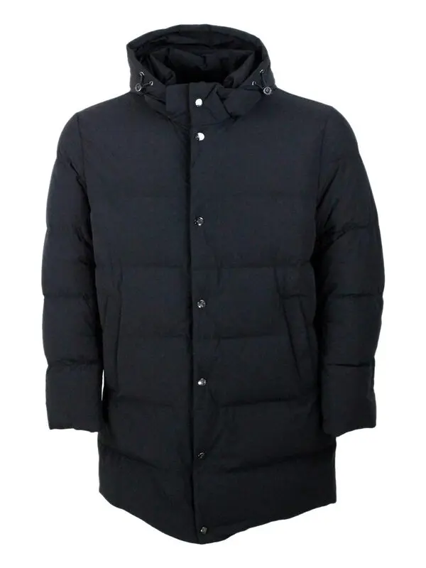 MONTECORE Long Down Jacket - Black