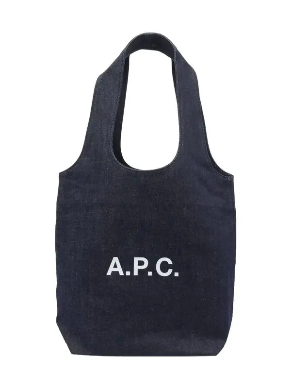 A.p.c. Small Ninon Denim Tote Bag - Blue