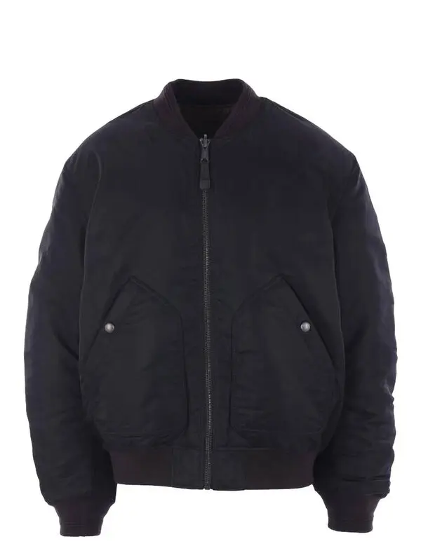 Diesel Reversible Padded Bomber Jacket - Black