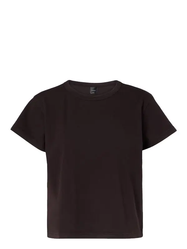 LESET Margo Cotton Jersey T-shirt - Brown