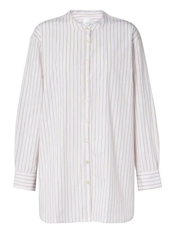 LESET Yoshi Striped Shirt - White