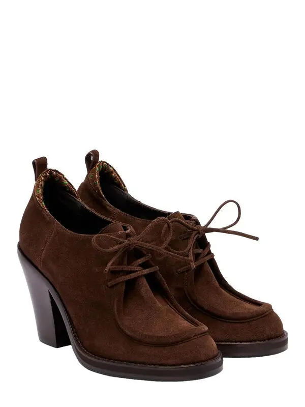 Etro Suede Desert Boots - Brown