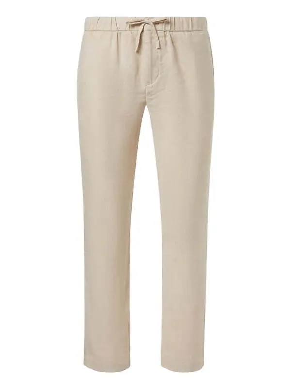 Frescobol Carioca Oscar Linen And Cotton Straight Pants - White