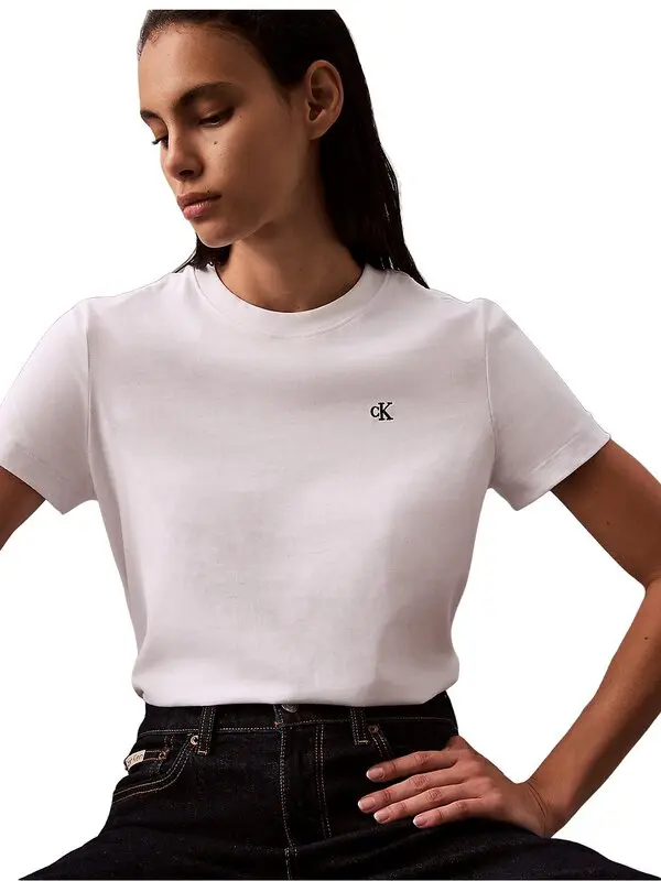 Calvin Klein Archive Logo T-shirt - Brilliant White