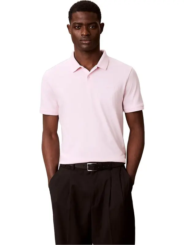 Calvin Klein Liquid Touch Polo Shirt - Ballet Slipper
