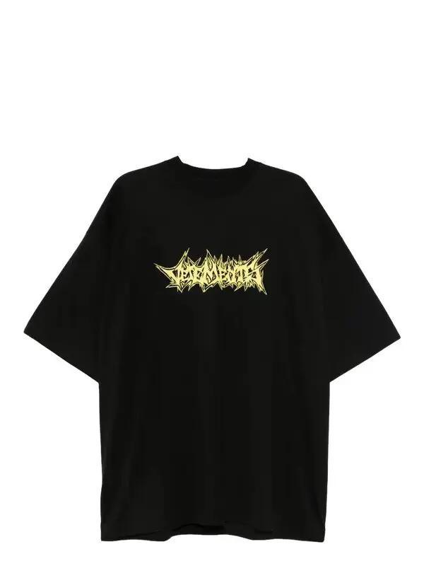 Vetements Logo-printed T-shirt - Black