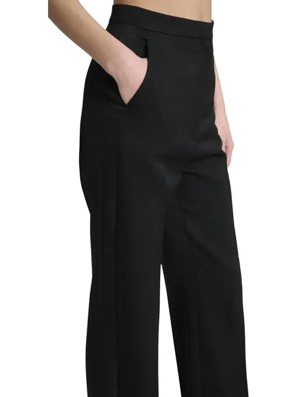 Givenchy Classic Straight-leg Tuxedo Trousers - Black
