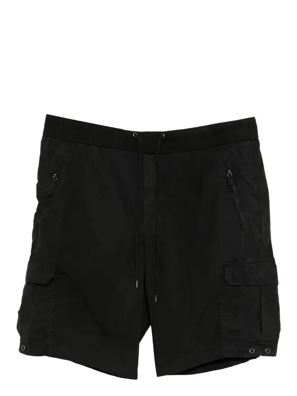 JAMES PERSE Poplin Cargo Shorts - Black