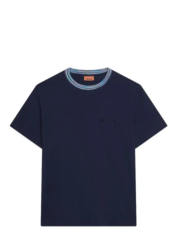 Missoni Cottonjersey Tshirt - Navy
