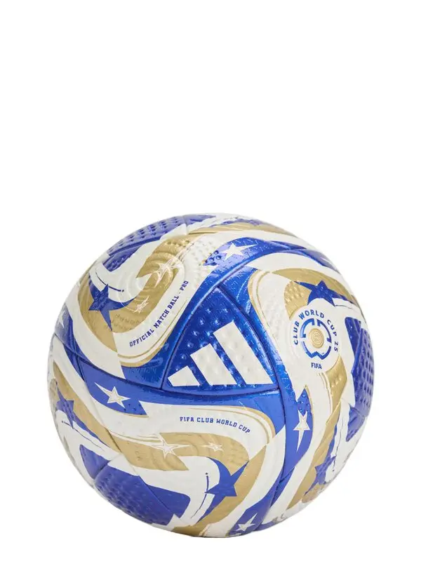 Adidas Mundial De Clubes Fifa Pro Ball - White / Master Blue / Gold Metallic / Dark Blue