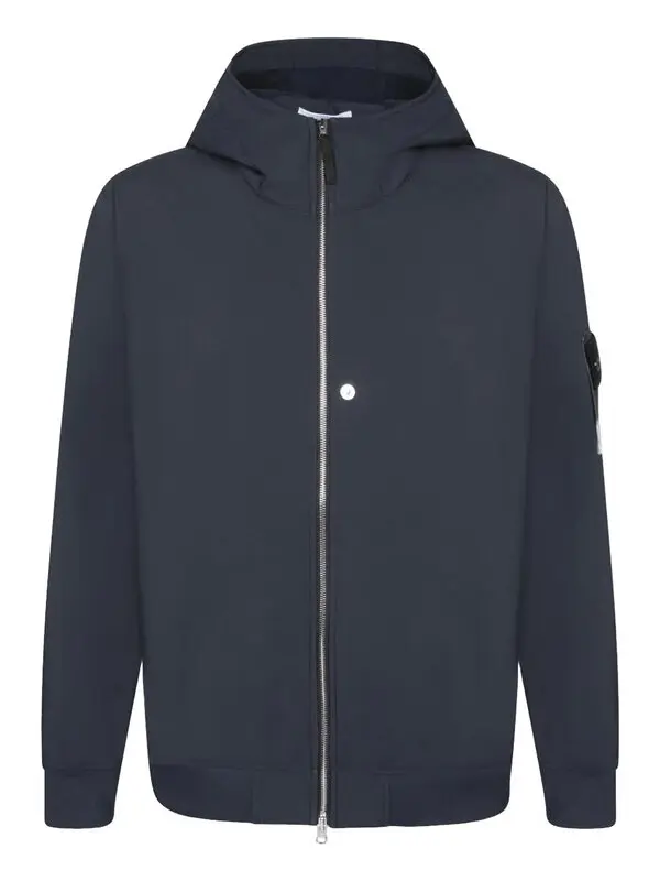 Stone Island Hooded Jacket - Blue