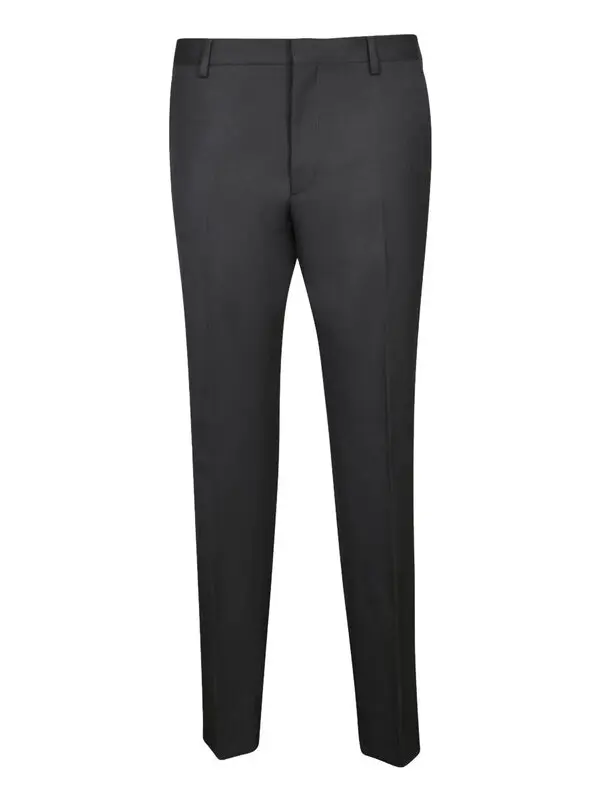 Prada Slim-fit Gabardine Trousers - Black