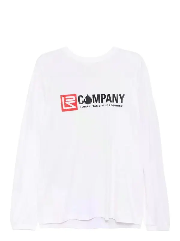 Vetements Printed Cotton T-shirt - White