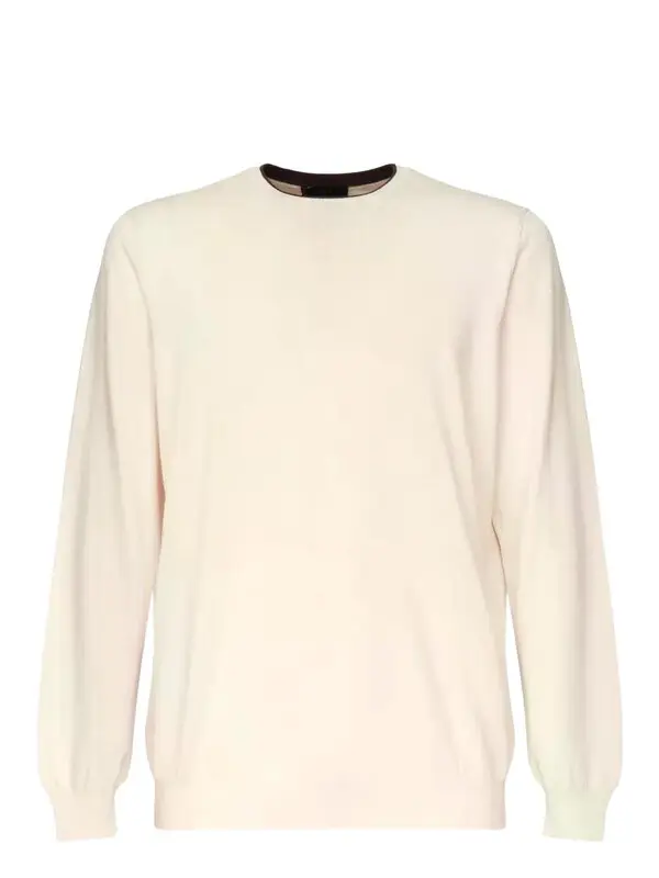 FAY Round-neck Sweater - Neutrals