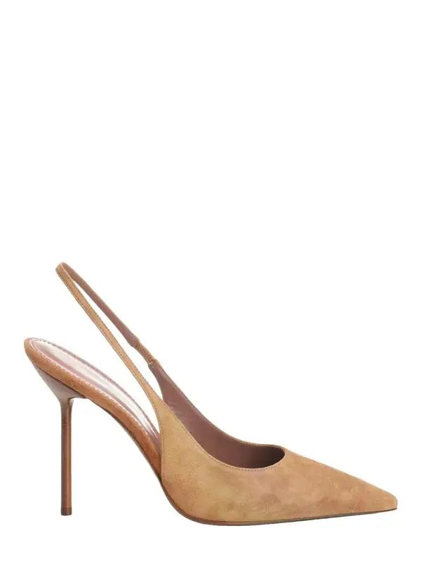 Paris Texas Lidia Slingback Pointed-toe Pumps - Neutrals
