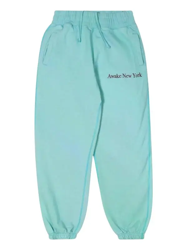 AWAKE NY Classic Logo Track Pants - Blue