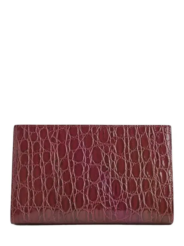 GIUSEPPE ZANOTTI Clasp Clutch - Red
