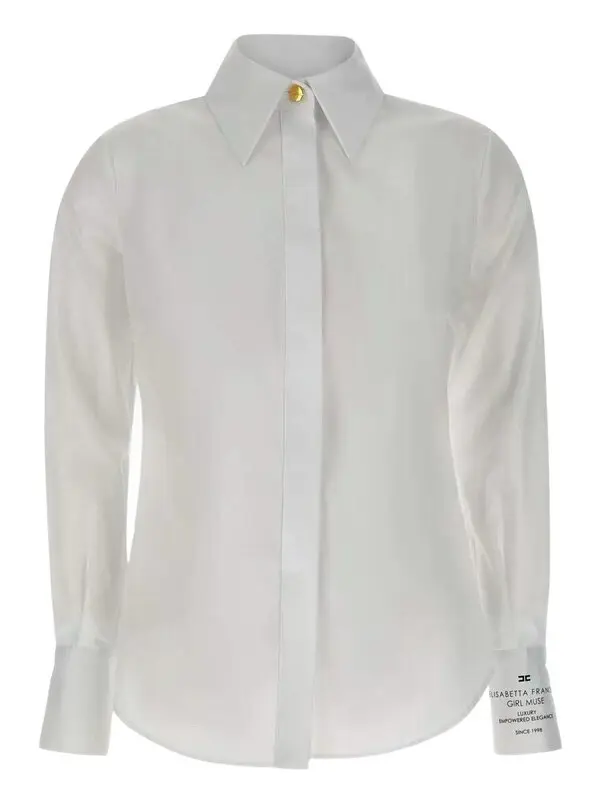 Elisabetta Franchi Classic-collar Shirt - White