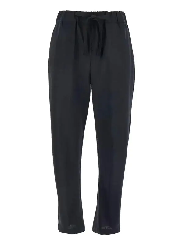 SEMICOUTURE Buddy Pleated Trousers - Black