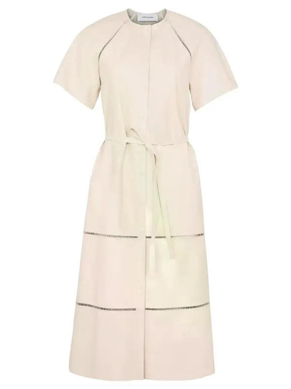 YVES SALOMON Leather Dress - Neutrals