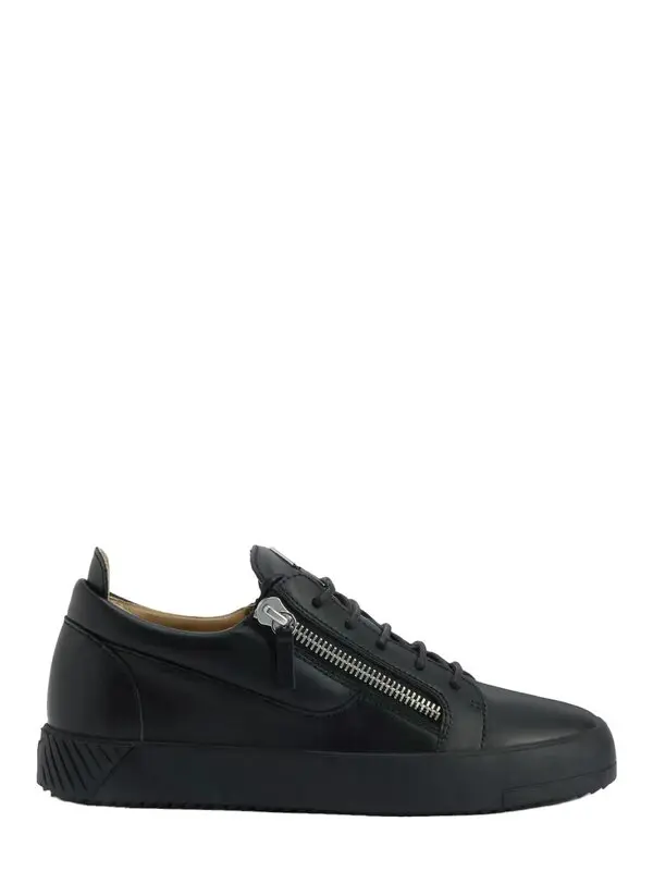 GIUSEPPE ZANOTTI Frankie Zip-detail Sneakers - Black